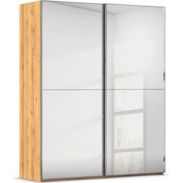 Rauch Schwebet&uuml;renschrank &raquo;Kleiderschrank Schrank Garderobe Schlafzimmerschrank SCALE-DUO&laquo; edle zweigeteilte T&uuml;ren Spiegelfront und 3 Zierleisten MADE