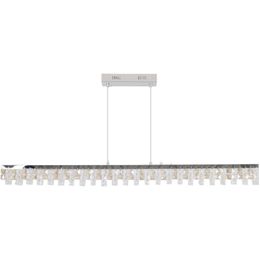 N&auml;ve n&auml;ve LED Pendelleuchte &raquo;Diamonds&laquo; LED-Board 1 Stk. Warmwei&szlig; LED H&auml;ngelampe, LED H&auml;ngeleuchte grau 1, H: 80cm, 1 Stk.