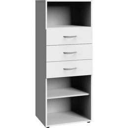 wimex Standregal &raquo;Multiraumkonzept&laquo; planbar und erweiterbar wei&szlig; Holzwerkstoff B/H/T: 45cm x 126cm x 40cm