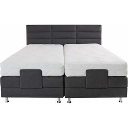 Westfalia Schlafkomfort Boxbett mit Motor in diversen Ausf&uuml;hrungen grau Box und Kopfteil: Feinstrukturstoff (77% Polyester und 23% Viskose);Bezug der Obermatratze: 100% 