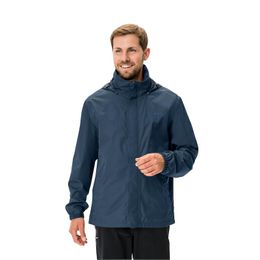 Vaude Herren Vaude Regenjacke &raquo;Men's Escape Light Jacket&laquo; mit Kapuze mit zwei Rei&szlig;verschlusstaschen, atmungsaktiv, schnell trocknend blau XL