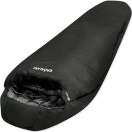 EXPLORER Mumienschlafsack &raquo;Gr&ouml;nland Camping Schlafsack 230x82x55cm Outdoor warm&laquo; kombinierbar 1900g schwarz B/L: 82cm x 230cm,mit Rei&szlig;verschluss 