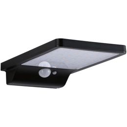 Paulmann Au&szlig;en-Wandleuchte &raquo;Solveig&laquo; LED-Modul 1 Stk. Warmwei&szlig; Schwarz IP44 Warmwei&szlig; mit D&auml;mmerungssensor und Bewegungsmelder schwarz 1, H: 3cm, 1 Stk.