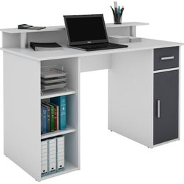 ByLiving Schreibtisch &raquo;Diego&laquo; Breite 120 cm schwarz-wei&szlig; B/H/T: 120cm x 88cm x 55cm