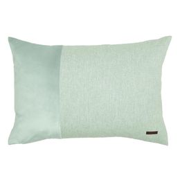 Esprit Dekokissen &raquo;Harp&laquo; aus Microvelour gr&uuml;n Obermaterial: 100% Polyester B/L: 58cm x 38cm, 1 Stk.