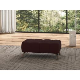 Sit & More sit&more Hocker &raquo;Cool&laquo; mit silberfarbenen F&uuml;&szlig;en lila B/H/T: 102cm x 45cm x 68cm, Luxus-Microfaser Paris