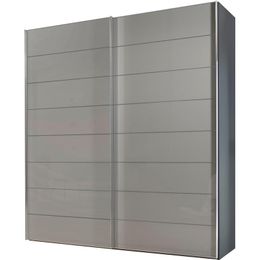STAUD Schwebet&uuml;renschrank &raquo;Sonate Como, Made in Germany&laquo; Mit vier verschiedenen Ausstattungsvarianten grau Holzwerkstoff Vulkan Dekor, B/H/T: 225cm x 