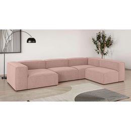 OTTO home Wohnlandschaft &raquo;HAILY U-Form mit Ottomane links/rechts, Ma&szlig;e B/T/H: 360/200/72 cm&laquo; als Modul oder separat verwendbar, f&uuml;r individuelle 