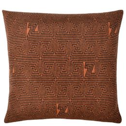 ZOEPPRITZ1828 Dekokissen &raquo;Soft-Fleece Legacy&laquo; Kissenbezug aus Fleece braun Polyester, Viskose B/L: 50cm x 50cm, 1 Stk.