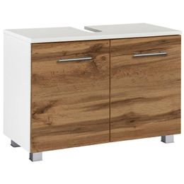 Welltime Waschbeckenunterschrank &raquo;Trento, verschiedene Ausf&uuml;hrungen und Farben&laquo; Badm&ouml;bel Unterschrank Breite 80 cm, mit viel Stauraum, Badschrank WBU 