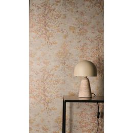 Livingwalls living walls Vliestapete &raquo;Vibes & Styles Astrid &ndash; Whispering Woods Vliestapete&laquo; gl&auml;nzend leicht strukturiert Zarte Baumstruktur im Aquarellstil mit 