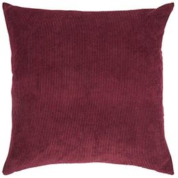Pad Dekokissen &raquo;CASUAL&laquo; Made in Europe rot Polyacryl, Polyester B/L: 50cm x 50cm, 1 Stk.