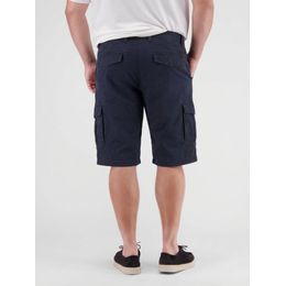 Lerros Herren Cargobermudas "Lang-Bermuda mit Cargotaschen, grosse Gr&ouml;&szlig;en", blau, Gr. 48, 100% Baumwolle, Hosen