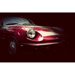 papermoon Fototapete &raquo;Retro-Oldtimer&laquo; bunt Vlies B/L: 3m x 2,23m, Bahnen: 6 Stk.