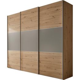 STAUD Schwebet&uuml;renschrank &raquo;Includo, Made in Germany&laquo; Holzwerkstoff Artisan Eiche, B/H/T: 280cm x 222cm x 68cm, T&uuml;ren: 3 Stk. Comfort