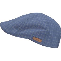 Chillouts Herren Chillouts Schieberm&uuml;tze &raquo;Samsun Hat&laquo; mit feinem Karomuster & modernem Schnitt blau L/XL
