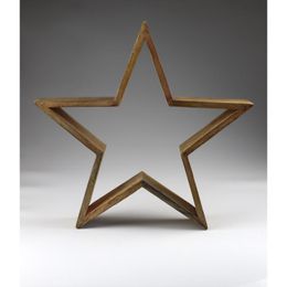 AM Design Dekostern &raquo;aus Holz&laquo; 3er Set, BxHxT: 5x18x18 cm Holzwerkstoff B/H/T: 5cm x 18cm x 18cm