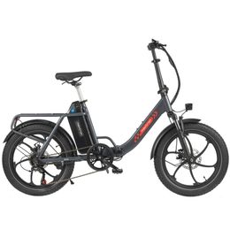 Maxtron Unisex &raquo; MULE Klapprad&laquo; 7 Gang Shimano ALTUS Schaltwerk Kettenschaltung 250 W Packung, Stadt & Abenteuer: 20" Fatbike mit XXL 20Ah Akku. 33cm,