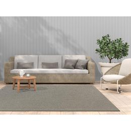 Dekowe Teppich &raquo;Naturana Panama Spezial&laquo; rechteckig 8 mm H&ouml;he Flachgewebe, meliert, Sisal-Optik, mit Bord&uuml;re, Wohnzimmer braun Kunstfaser B : 100cm 1 Stk., 