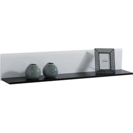Home Affaire Wandregal &raquo;Trentino&laquo; Breite ca. 120 cm schwarz-wei&szlig; Holzwerkstoff B/H/T: 120cm x 22cm x 19,5cm