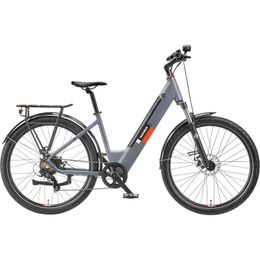 Telefunken Unisex &raquo;E-City SUV300&laquo; 7 Gang Shimano Tourney Schaltwerk Kettenschaltung Heckmotor 250 W Pedelec, Elektrofahrrad, Damen u. Herren, 