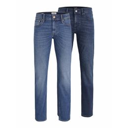 Jack & Jones Jack & Jones Herren Regular-fit-Jeans &raquo;JJICLARK JJORIGINAL SQ 260/223 2PK MP&laquo; Packung, 2 Baumwollmischung, regular fit blau 38, L&auml;nge 34