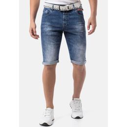 Cipo & Baxx Cipo & Baxx Herren Jeansshorts Baumwollmischung, slim fit blau 34, N-Gr