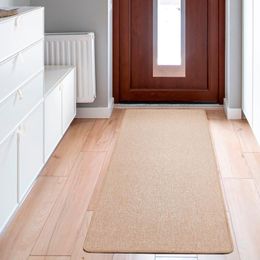 ANDIAMO Teppich &raquo;Luton, Made in Germany&laquo; rechteckig 5 mm H&ouml;he melierte Optik, auch als L&auml;ufer, Wohnzimmer & Schlafzimmer beige Kunstfaser B : 67cm 1 Stk., 5mm