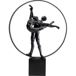 KARE Dekoobjekt &raquo;Dancers Circle 45cm&laquo; schwarz Polyresin, Stahl B/H/T: 34cm x 45cm x 10cm