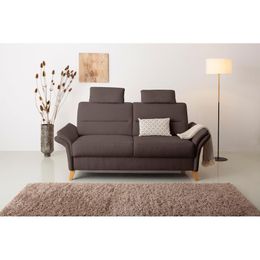 OTTO home 3-Sitzer &raquo;Westerland&laquo; Federkern-Polsterung. wahlweise mit Armlehnfunktion braun 100% Polyester B/H/T: 186cm x 90cm x 89cm, Luxus-Microfaser 