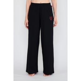 JOOP! Jeans Damen JOOP! Jeans Pyjamahose &raquo;After Dark (JOOP! Jeans)&laquo; mit weitem Bein, Regular Fit, Baumwollmischung schwarz S, N-Gr