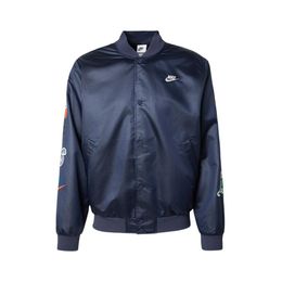 Nike Sportswear Between-Season Jacket 'CLUB VARSITY' male size XXL Blue / Navy / Red / White