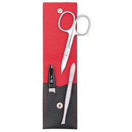 ERBE&reg; Erbe ERBE Manik&uuml;re-Etui &raquo;Colorado&laquo; Echtleder, Kontrastn&auml;hte, Druckknopfverschluss, rostfreie Instrumente schwarz B/H/T: 5mm x 10mm x 2mm 3