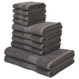 OTTO home Handtuch Set &raquo;Melli, 2 Duscht&uuml;cher 70x140, 4 Handt&uuml;cher 50x100, 4 G&auml;stet&uuml;cher 30x50&laquo; Set Walkfrottee Handtuchset in dezenten Farben mit 