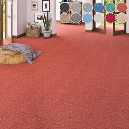 OTTO home Teppichboden &raquo;Fortis, Schlinge, Gesamth&ouml;he 5 mm, Made in Netherlands&laquo; rechteckig meliert, Breite 400 cm, strapazierf&auml;hig, Wohnzimmer orange 