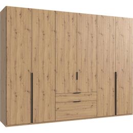 wimex Dreht&uuml;renschrank &raquo;Mugano&laquo; mit langen oder kurzen Griffen aus Metall, in vielen Breiten, 208 oder 236 cm hoch, Made in Germany Holzwerkstoff Artisan-