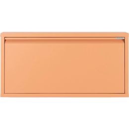 SPINDER DESIGN Schuhschrank Metall, Breite 75 cm, Tiefe 12,5 cm orange Metall B/H/T: 75cm x 37,5cm x 13cm, T&uuml;ren: 1 Stk.