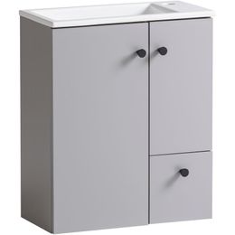 Welltime Waschtisch &raquo;Lugo, Waschtisch, melaminharzbeschichtet, Made in Germany, B: 50 cm&laquo; Solide Verarbeitung - Dieses Produkt ist in Deutschland 