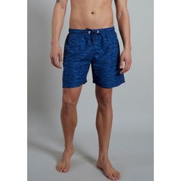 Ceceba Herren Ceceba Badeshorts mit tollem Print f&uuml;r warme Sommertage, bequem, pflegeleicht blau 4 (S), N-Gr