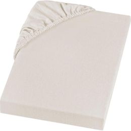SETEX Spannbettlaken &raquo;Feinbiber in Gr. 70x140, 90x200, 140x200 oder 180x200 cm&laquo; f&uuml;r Matratzen bis 23 cm H&ouml;he, Winter, Bettlaken beige Feinbiber, 