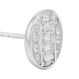 Tom Tailor Damen Tom Tailor Paar Ohrstecker &raquo;Schmuck Geschenk Edelstahl Kreis rund&laquo; mit Glassteine Edelstahl
