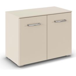 Rauch Kommode &raquo;Gamma&laquo; Breite 80 cm / H&ouml;he 61 cm, verschiedene Griffvarianten/-Farben, mit 2 T&uuml;ren, verstellbaren B&ouml;den und viel Stauraum MADE IN 