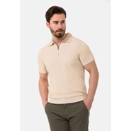 Cipo & Baxx CIPO & BAXX Damen T-Shirt "CT752", beige, Gr. XL, uni, Obermaterial: 95% Baumwolle CO. 5% Elasthan EL., Shirts, gerade geschnitten