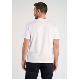 Bison Herren Kurzarmshirt "T-Shirt (Kurzarm) Comfort Fit", wei&szlig;, Gr. 4XL, unifarben, Obermaterial: 100% Baumwolle, Shirts