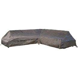 winza outdoor covers Gartenm&ouml;bel-Schutzh&uuml;lle geeignet f&uuml;r Loungeset Eckeinheit, Ma&szlig;e 255/215x255/215x94x65/24 cm grau Polypropylen (PP) B/H/L: 255cm x