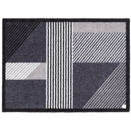 barbara becker Fu&szlig;matte &raquo;Sense, Made in Belgium&laquo; rechteckig 7 mm H&ouml;he Schmutzfangmatte, modernes Design, waschbar, auch als L&auml;ufer grau Obermaterial: 100% Polyamid B