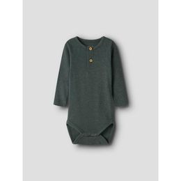 name it Jungen Langarmbody &raquo;NBMKAB LS BODY NOOS&laquo; gr&uuml;n 68, N-Gr
