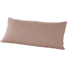 Primera Kissenbezug &raquo; Mako-Feinjersey Kissenbezug im Doppelpack&laquo; In vielen Uni-T&ouml;nen braun Feinjersey, Obermaterial: 100% Baumwolle B/L: 40cm x 80cm, 2 Stk., 