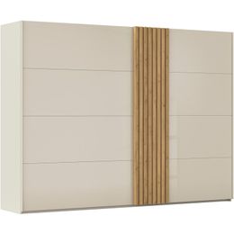 Rauch Schwebet&uuml;renschrank &raquo;Kleiderschrank Schrank Garderobe W&auml;scheschrank TEGIO&laquo; mit hochwertigen Holzdekoraufleistung und Glasfront MADE IN GERMANY 