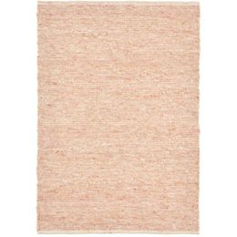 Theko Wollteppich &raquo;Alm Freude&laquo; rechteckig 12 mm H&ouml;he Handweb Teppich, reine Wolle, meliert, handgewebt, Wendeteppich gelb Schurwolle B : 60cm 1 Stk., 